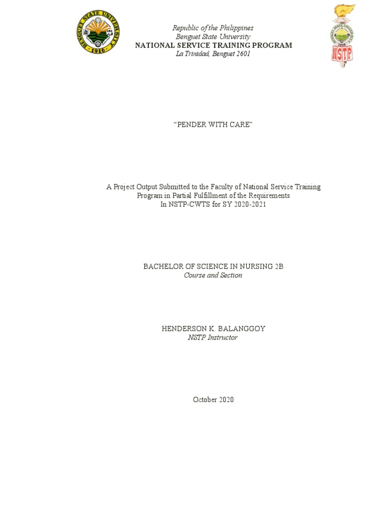 Online Health Teaching Project "Pender with Care | PDF | Communication ...