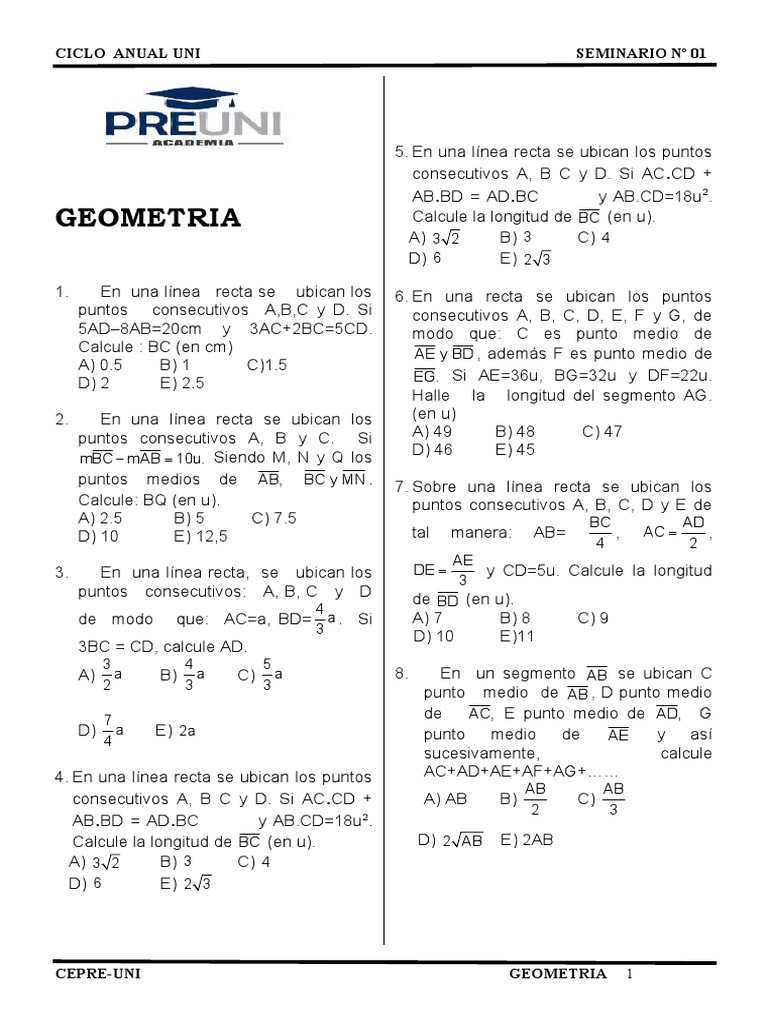 Análisis geométrico de figuras planas | PDF | Conjunto convexo | Triángulo