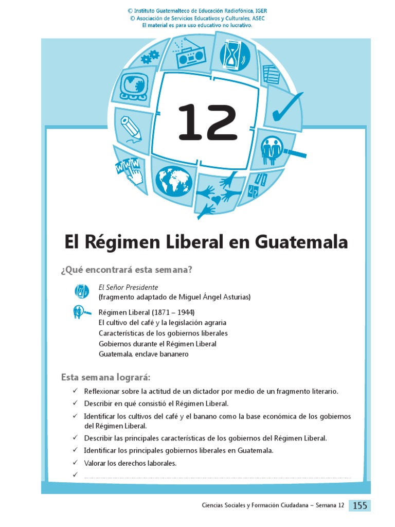 El Regimen Liberal en Guatemala | PDF | Guatemala | Política