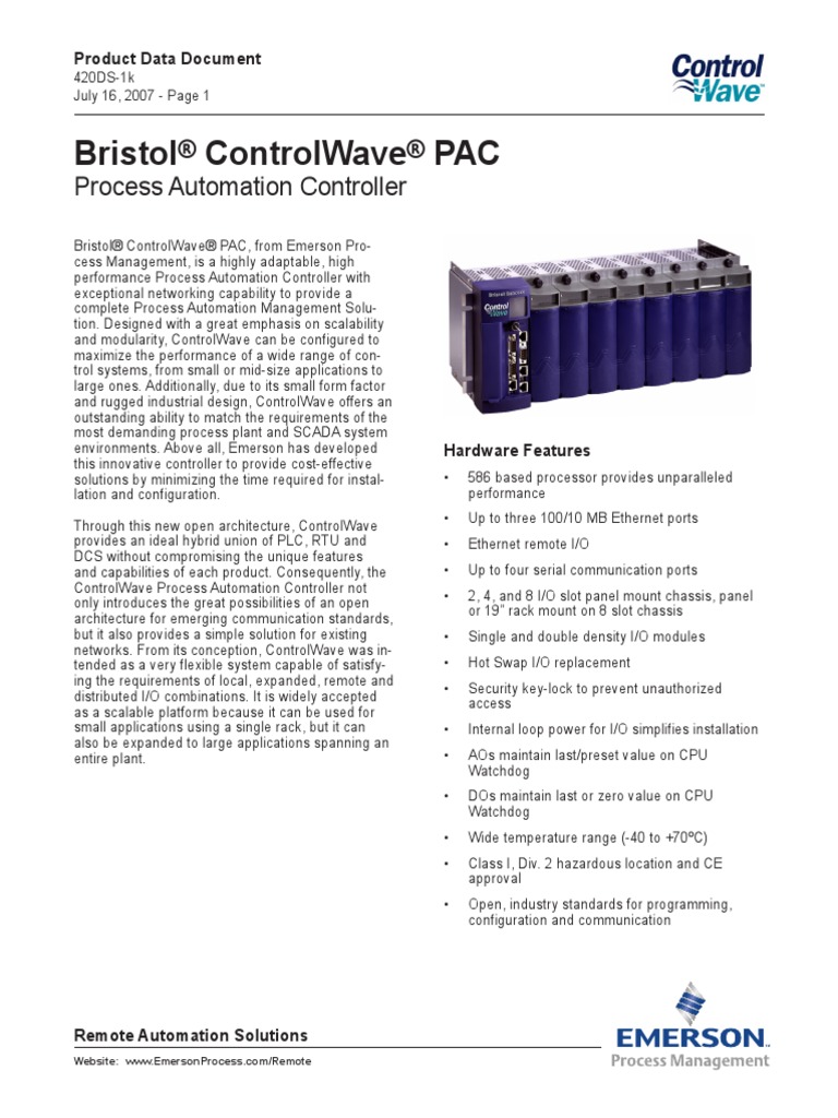 Control Wave RTU | PDF | Computer Network | Programmable Logic Controller