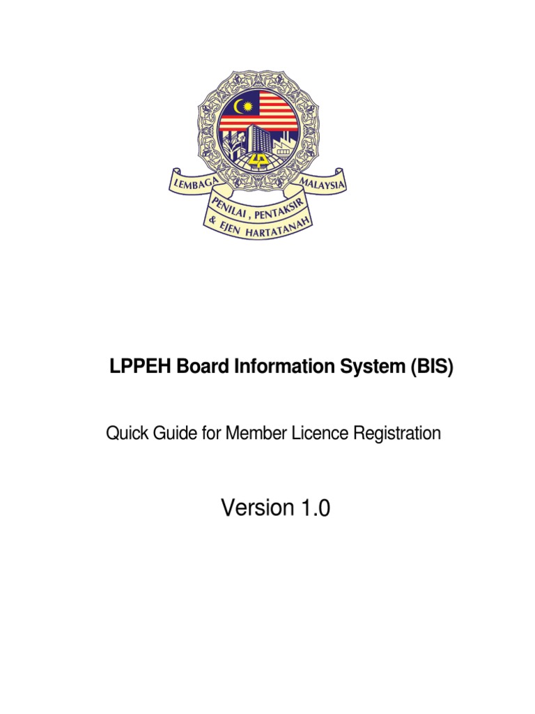 Quick Guide For Member Licence Registration | PDF | License | Computing