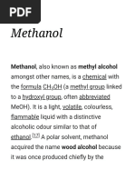 Methanol Technical Data Sheet | PDF | Methanol | Hydrogen
