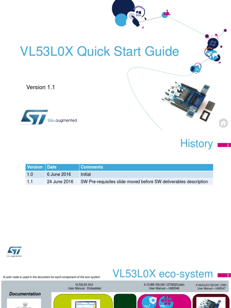 VL53L0X Quick Start Guide | PDF | Graphical User Interfaces | Device Driver