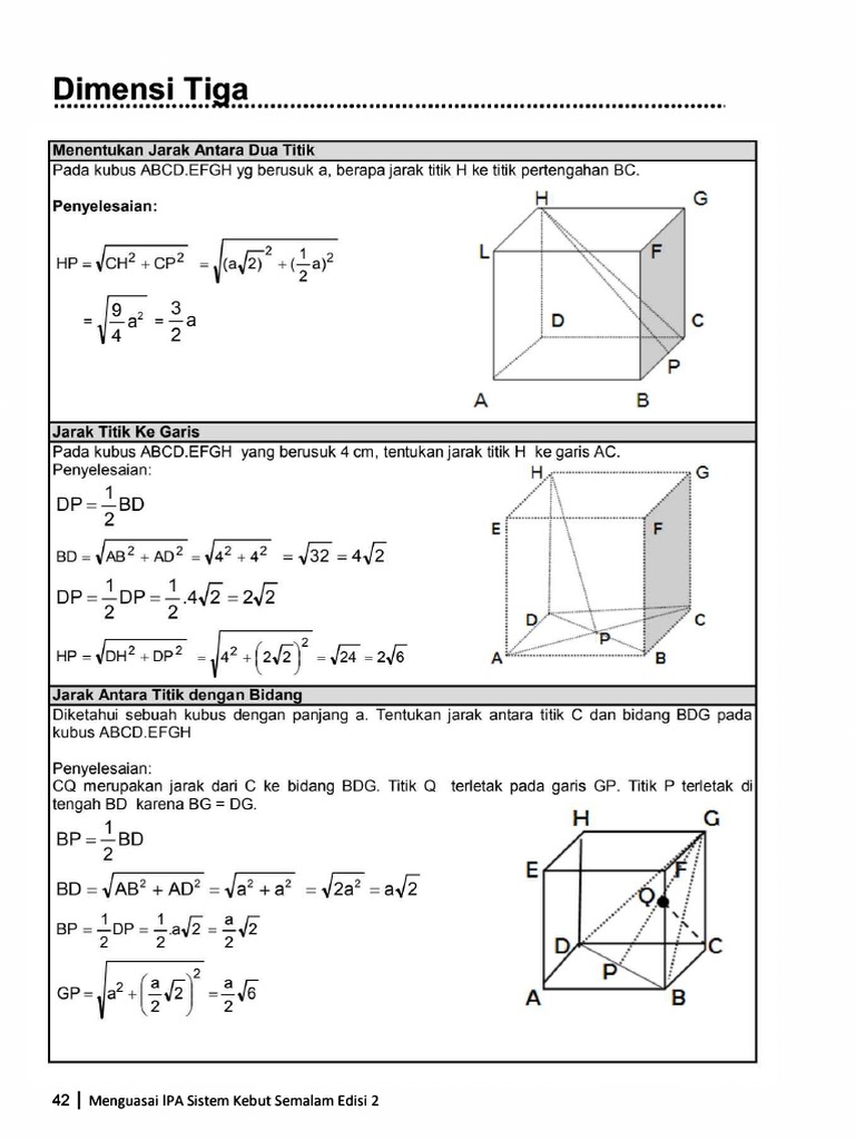Dimensi Tiga PDF | PDF