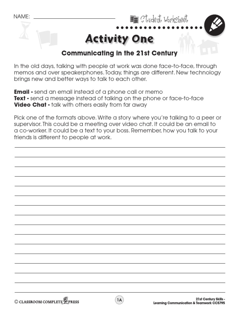 Activity One: Student Worksheet | PDF | Restaurants | Restaurant And ...