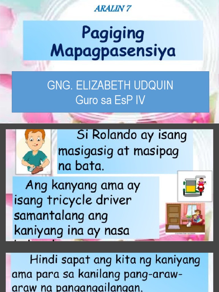 Pagiging Mapagpasensya | PDF