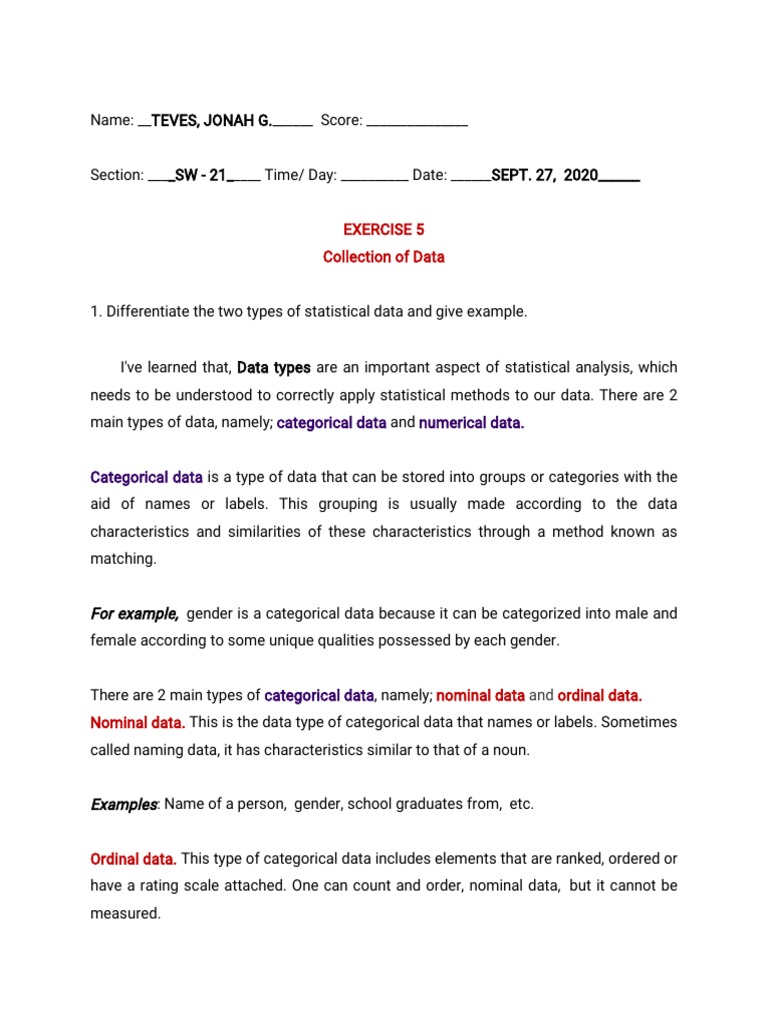 Teves Exercise 5 PDF | PDF
