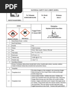 MSDS Aquadest | PDF