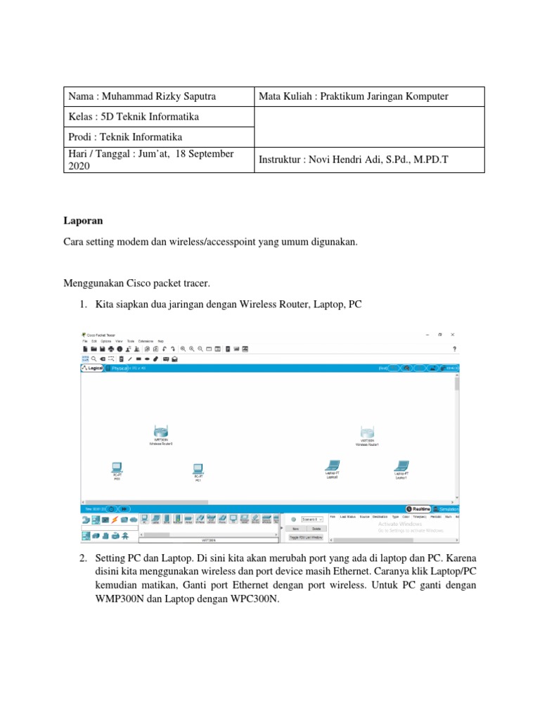 Laporan Access Point | PDF