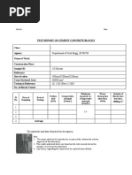 Cube Test Register | PDF | Civil Engineering | Building Technology