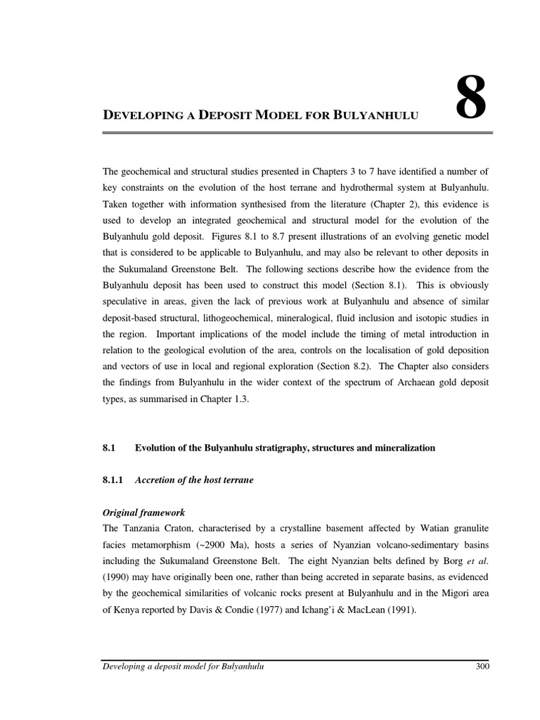 8 Deposit Model Final | Download Free PDF | Sedimentary Rock | Rocks