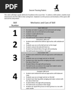 Basketball Rubrics | PDF | Sports Rules And Regulations | Leisure