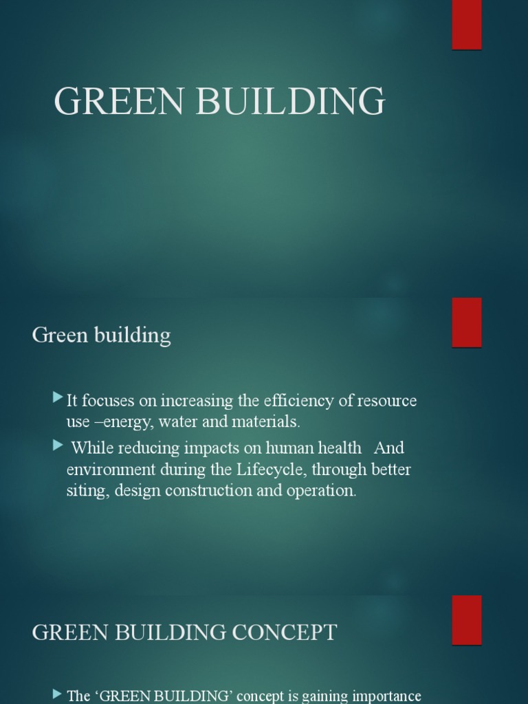 Green Building | PDF | Green Building | Efficient Energy Use