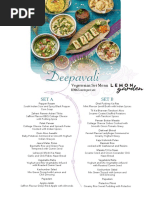 TDH Menu Oct 23B | PDF | Indian Cuisine | Food And Drink Preparation