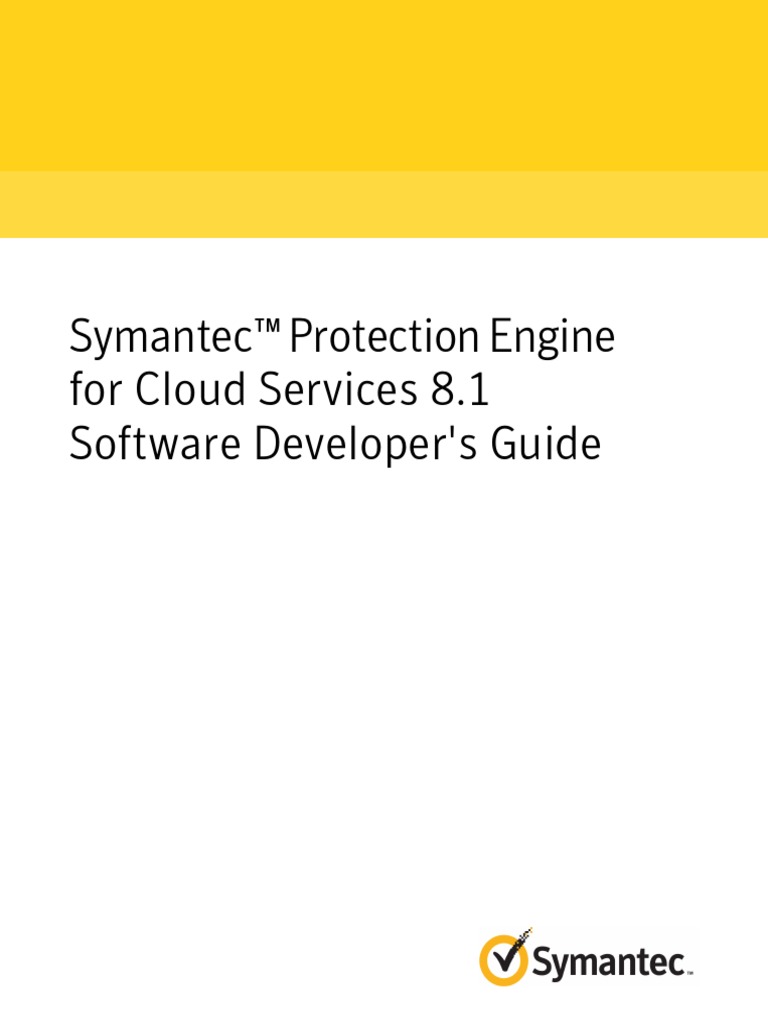 Symantec™ Protection Engine For Cloud Services 8.1 Software Developer's Guide | PDF | Hypertext ...