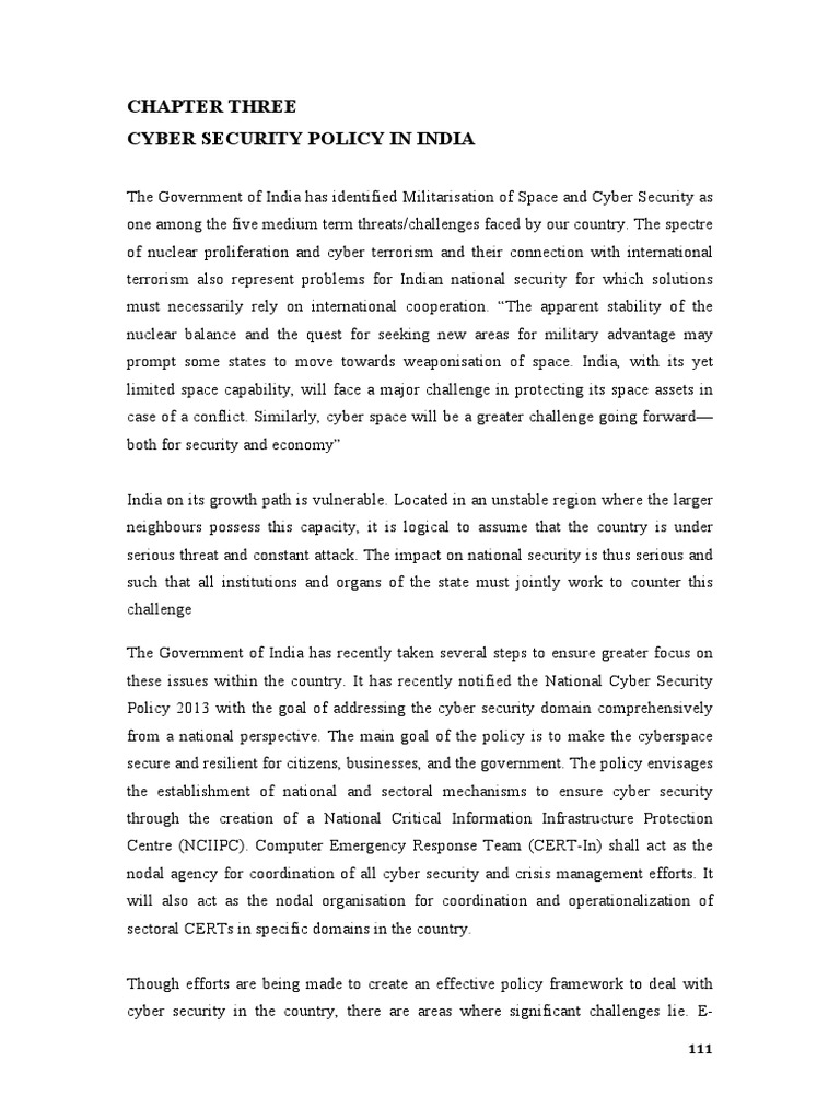 09 - Chapter 3 | PDF | Cyberwarfare | Security