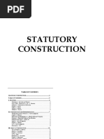 StatCon Finals Reviewer | PDF | Statutory Interpretation | Judiciaries