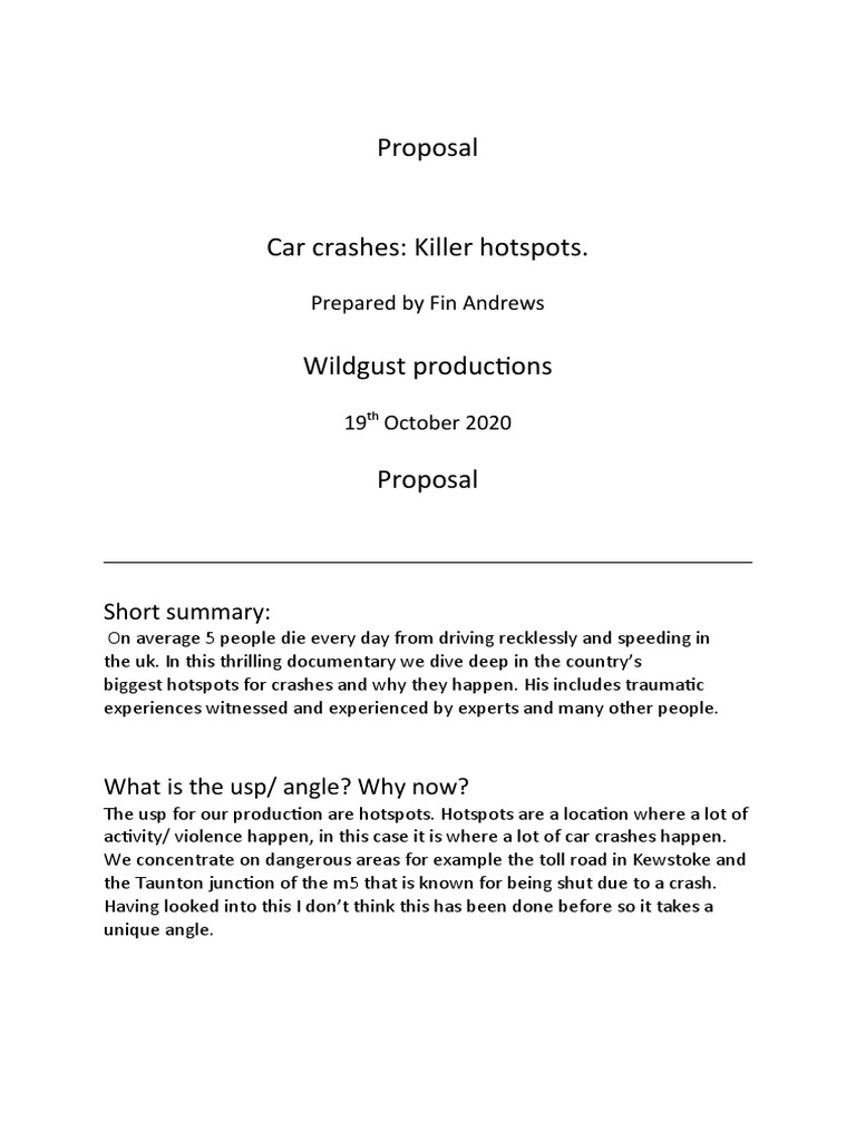 Proposal: Short Summary | PDF