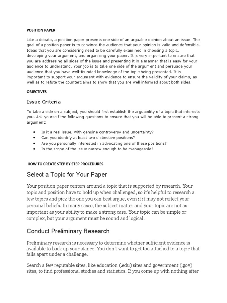 Position Paper PDF