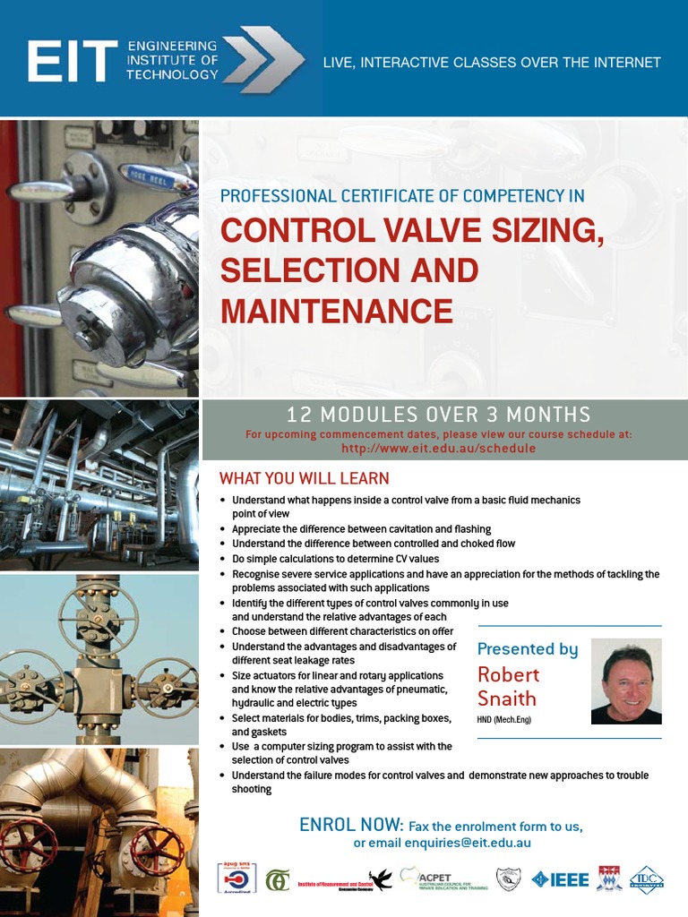 EIT - Control Valve Sizing | PDF | Valve | Actuator