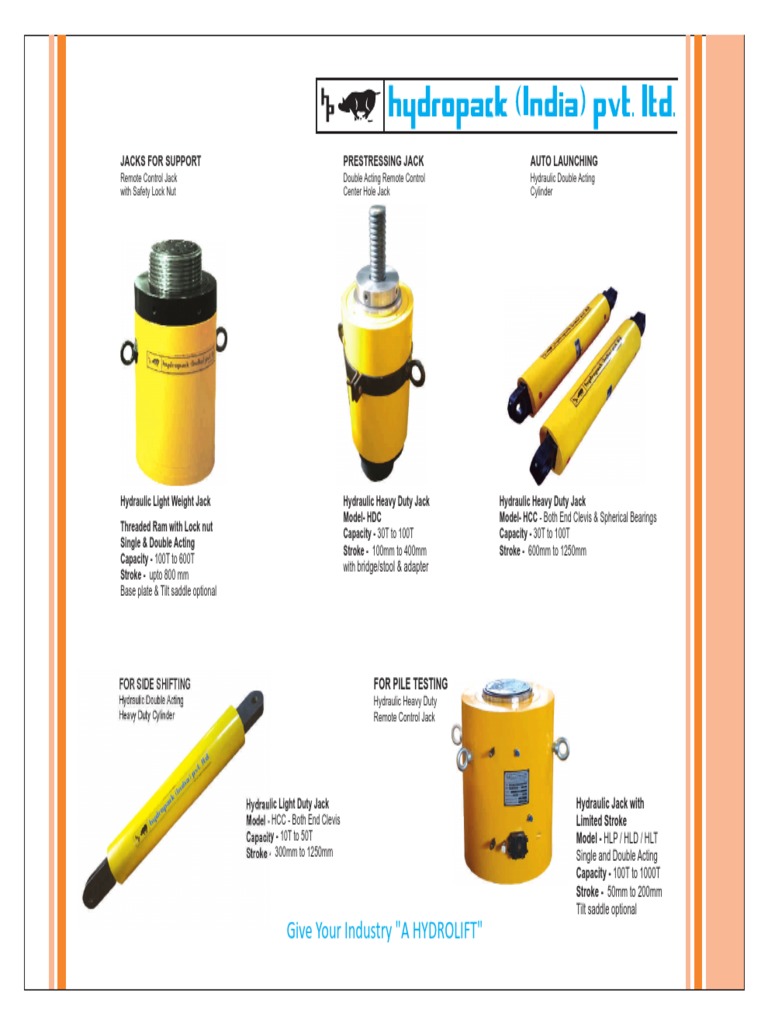 Jacks For Support Prestressing Jack Auto Launching: Give Your Industry ...