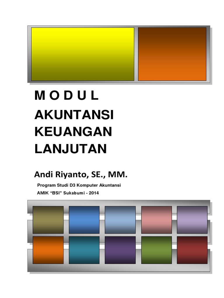 Modul Advance Andiriyanto | PDF | Karier & Perkembangan | Pengelolaan Keuangan & Uang