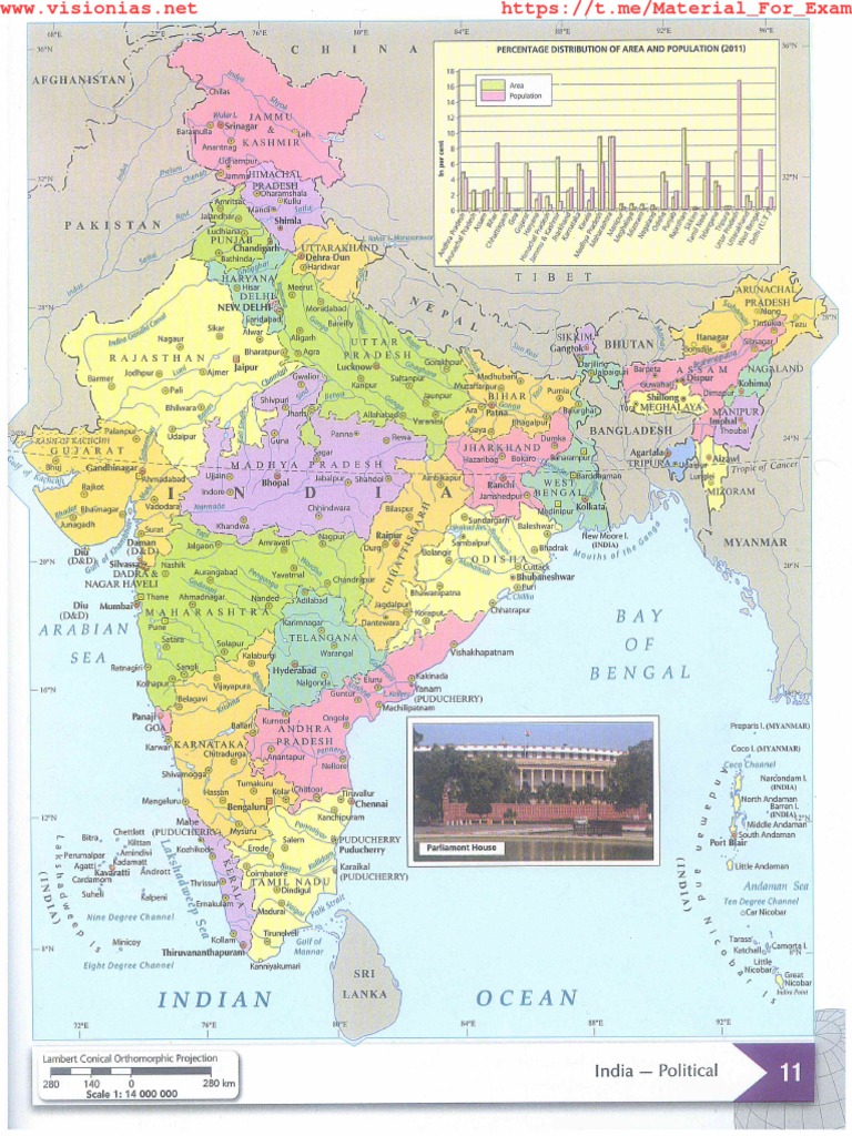 Orient BlackSwan School Atlas 26 Pages Only | PDF