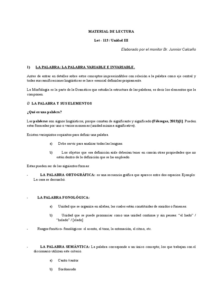 La Palabra. - Documentos de Google PDF | PDF | Palabra | Verbo
