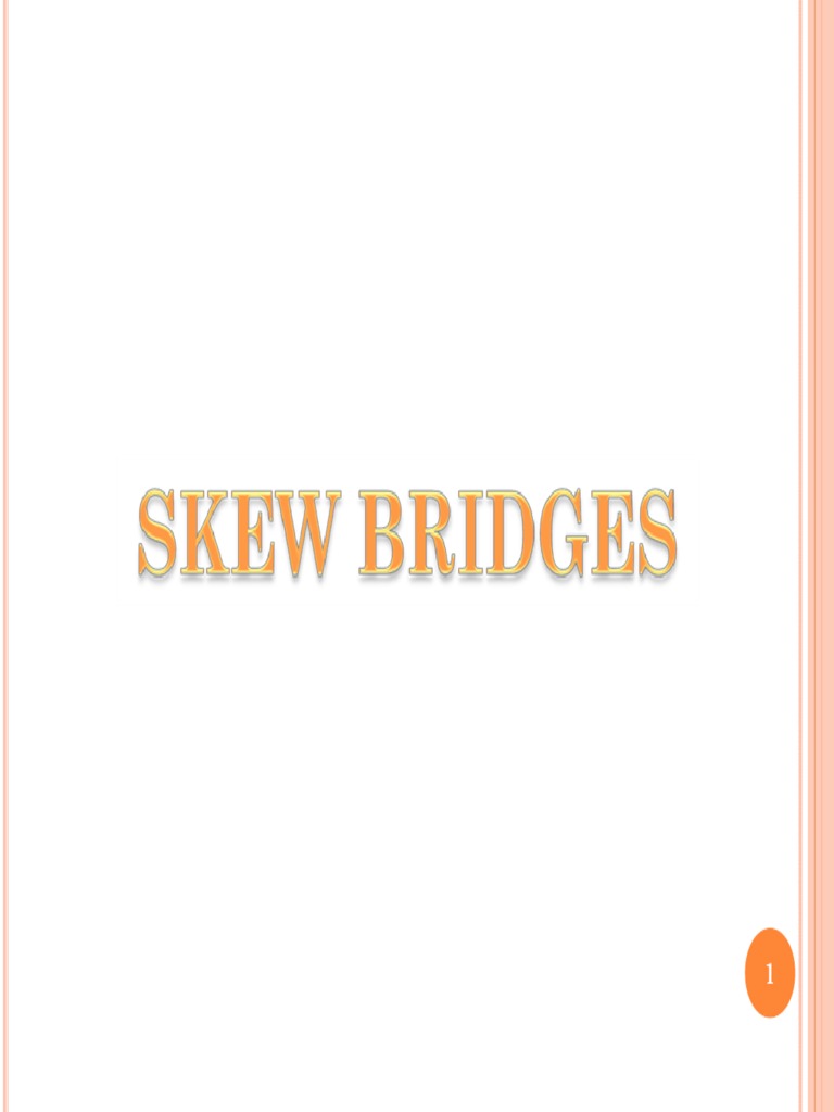 Skew-Slab Decks | PDF | Angle | Bridge