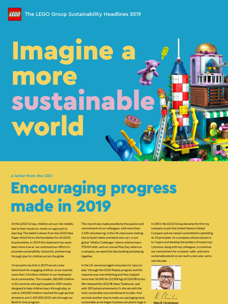 Imagine A More World: Sustainable | PDF | Lego | Supply Chain