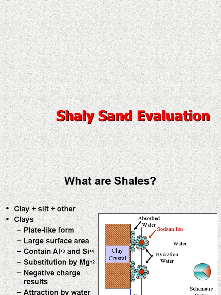 Shaly Sand Evaluation Techniques | PDF | Clastic Rock | Porosity