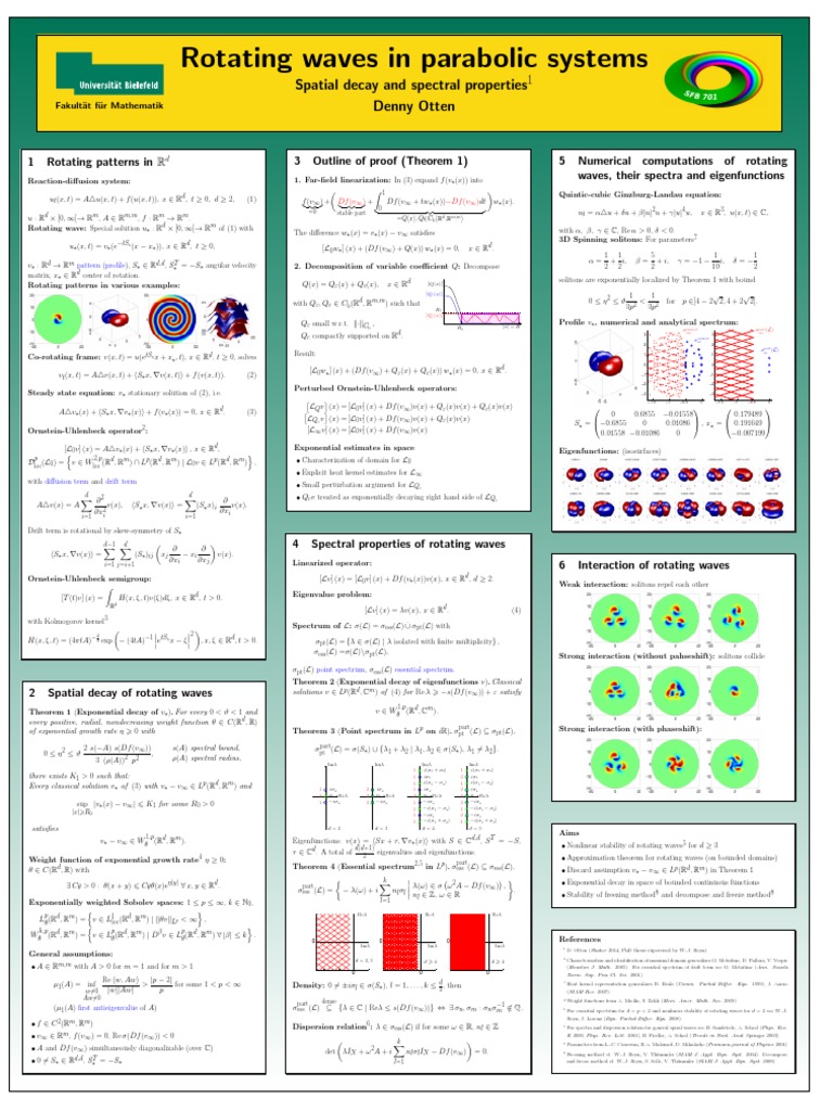 Rotating Waves in Parabolic Systems | PDF | Eigenvalues And ...