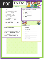 Forms of the Verb "To Be" | PDF