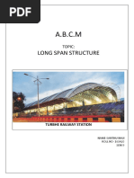 Long Span Structures Case Study-Shivani Kothawade | PDF | Truss | Civil Engineering