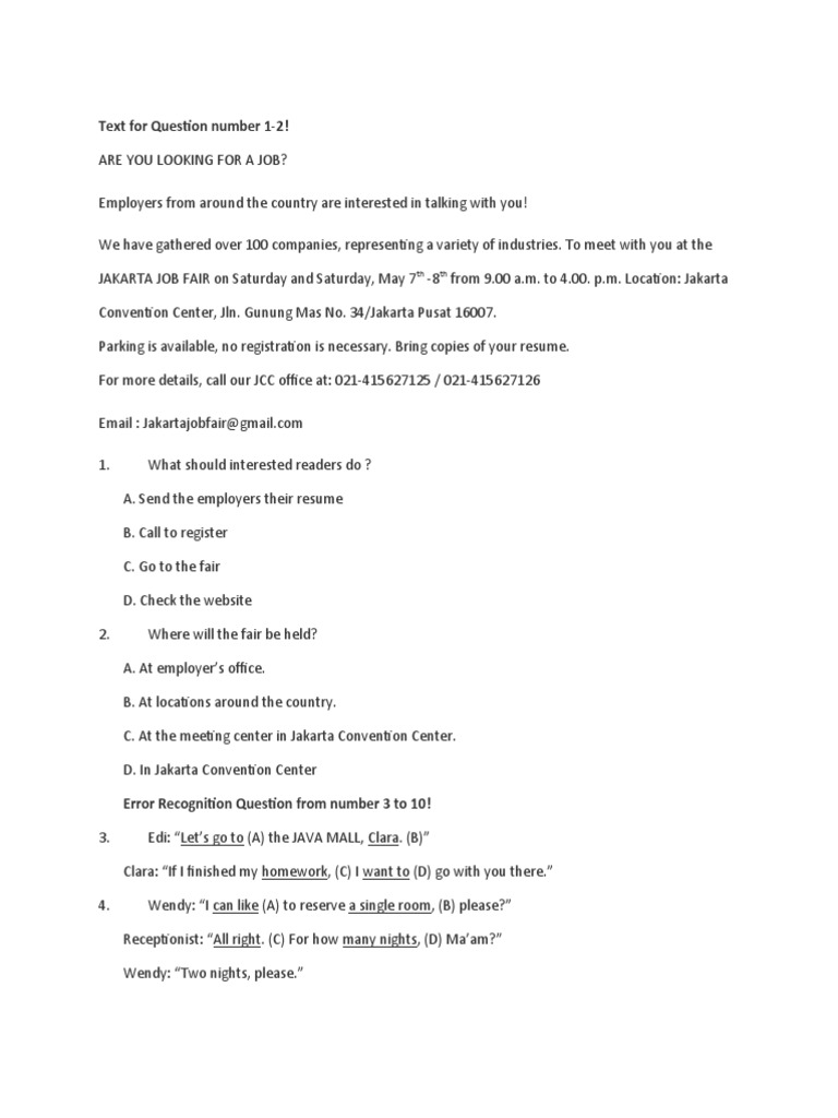 Text For Question Number 1 | PDF | Business