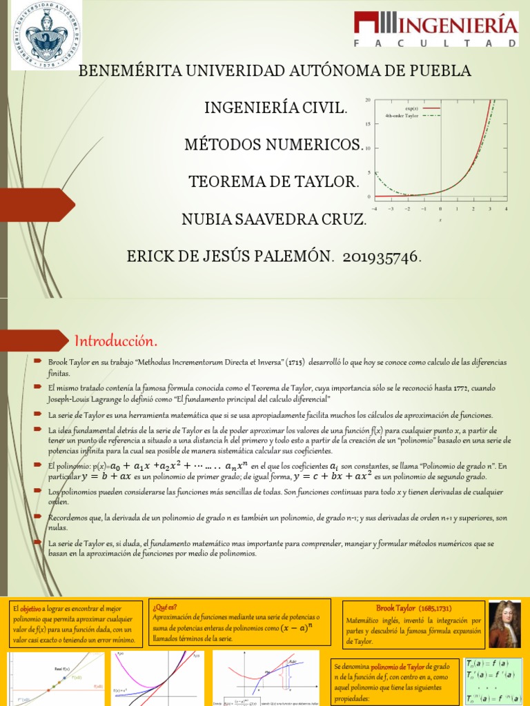 Teorema de Taylor. | PDF | Derivado | Cálculo