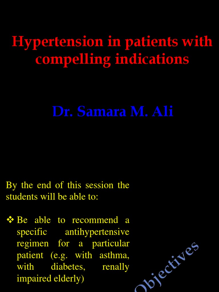 TBL Hypertension in Compelling Indications Cases | PDF | Hypertension ...
