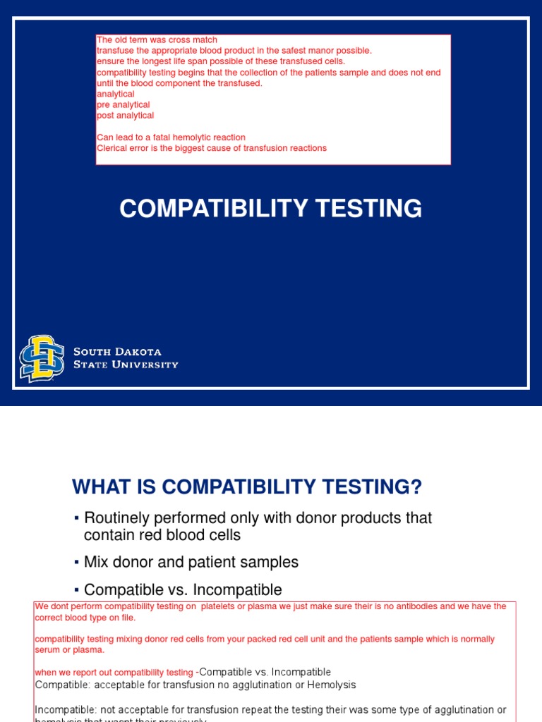 Compatibility Testing | PDF | Blood Type | Blood Transfusion