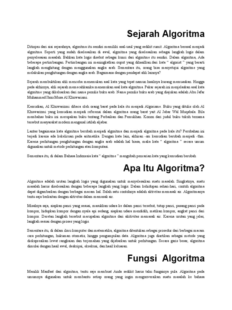 Tugas 2 Algoritma | PDF | Metode & Bahan Ajar | Komputer