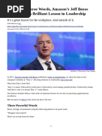 Jeff Bezos' Amazon Shareholder Letters | PDF