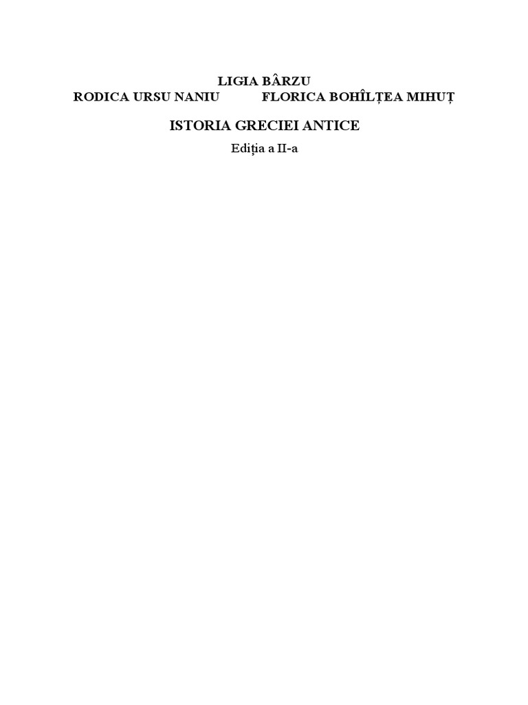Istoria Greciei Antice 1 PDF | PDF