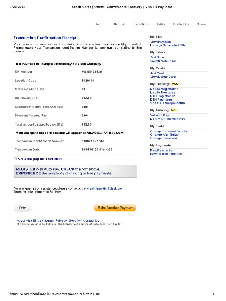 Bescom PDF | PDF | Payments | Financial Transaction