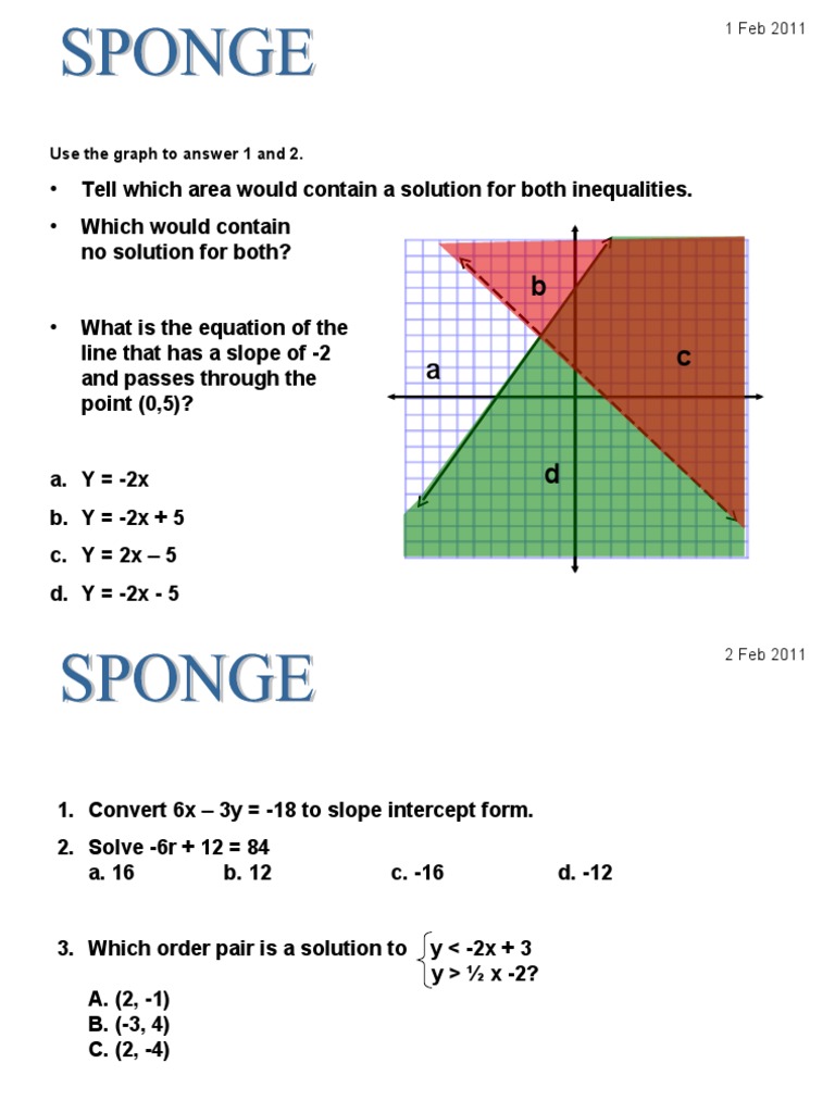 Daily Warm-Ups For February | PDF | Equations | Mathematical Concepts