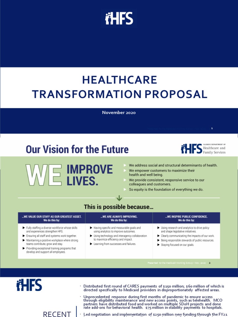 HFS Healthcare Transformation Proposal | PDF | Chronic Condition | Mood ...