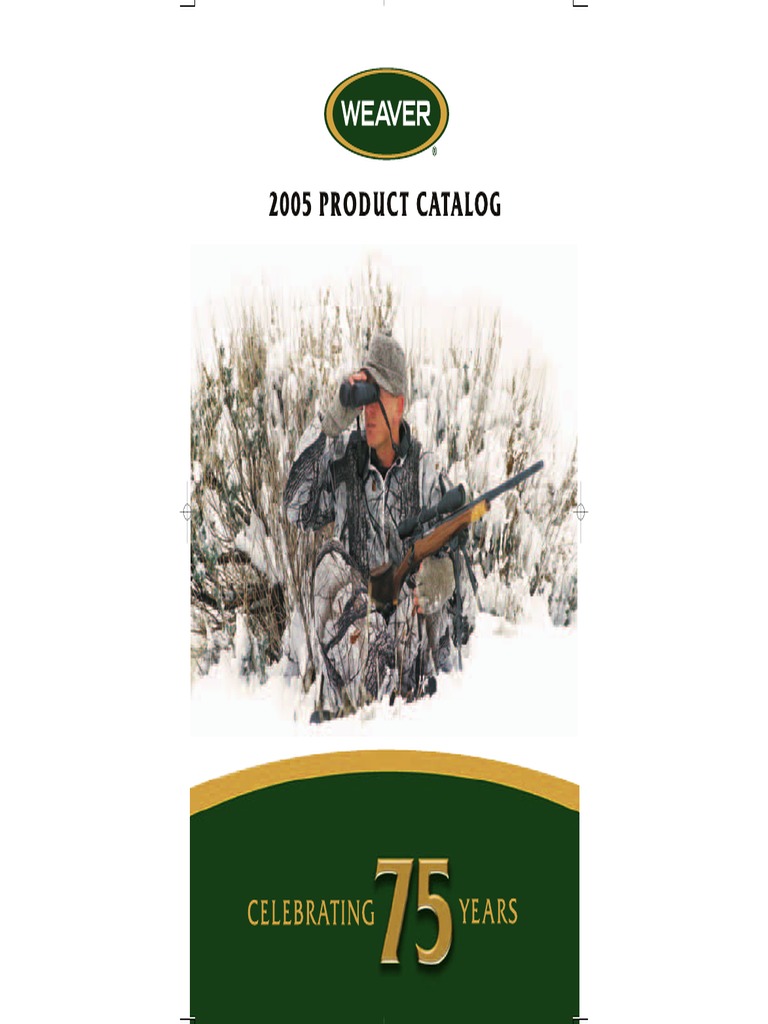 Weaver 2005 Catalog | PDF | Telescopic Sight | Projectile Weapons