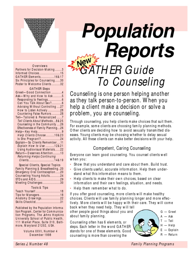 GATHER Approach to Family Planning | PDF | Family Planning | Birth Control