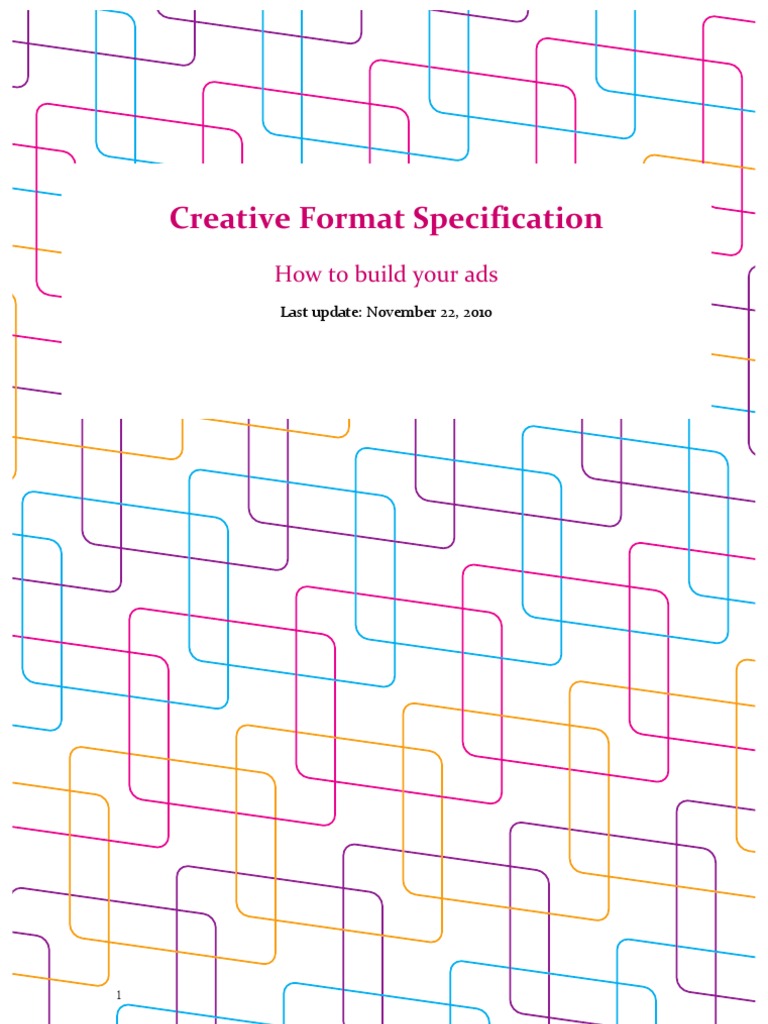 Creative Format Specification: How To Build Your Ads | PDF | H.264/Mpeg ...