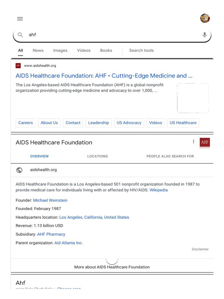 AIDS Healthcare Foundation: AHF - Cutting-Edge Medicine and ...
