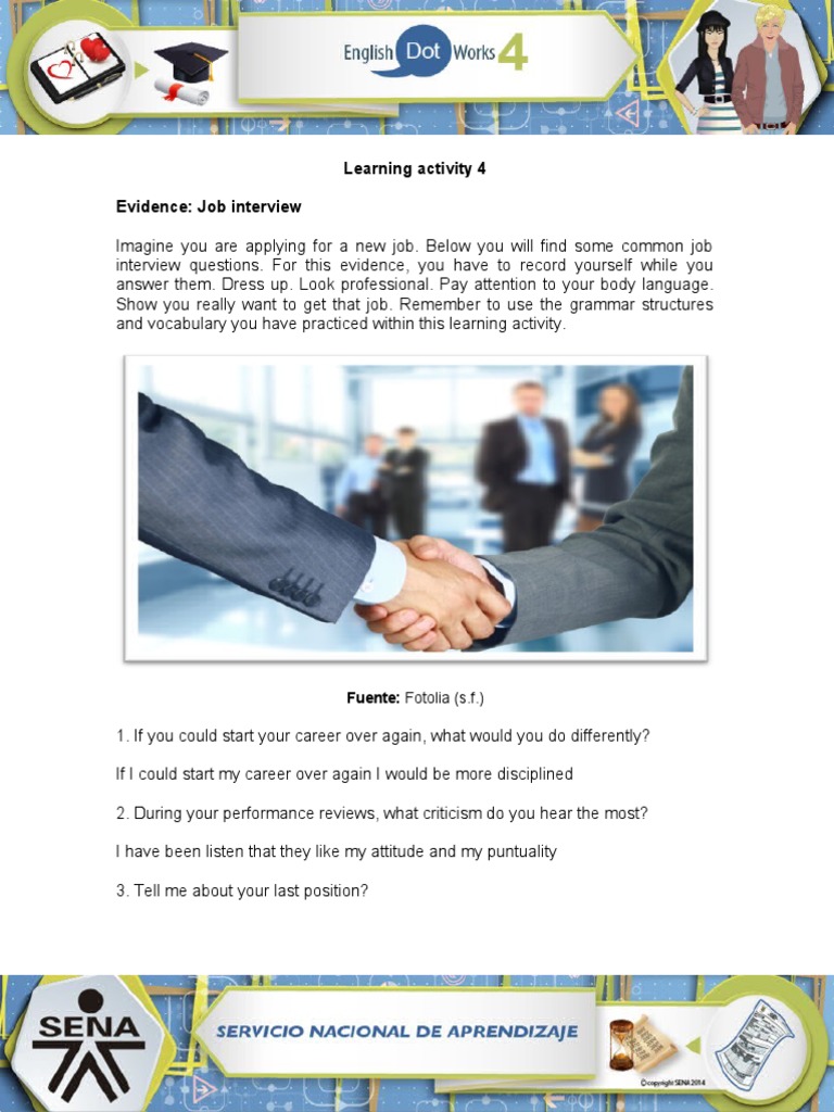 Evidence Job Interview | PDF