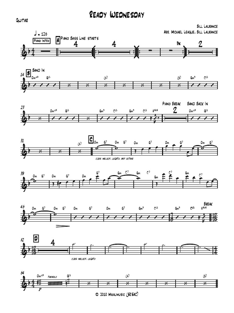 Snarky Puppy - Ready Wednesday Guitar | PDF | Musical Compositions ...